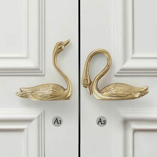 Swan Handles - Etsy