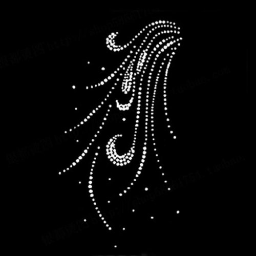 Bling Sheet Random Scattered Iron on Rhinestone Transfer - Etsy