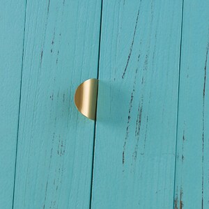 Solid Brass Knob Invisible Pull Cabinet Pulls Drawer Knob Dresser Pull Knobs Handles Kitchen ...