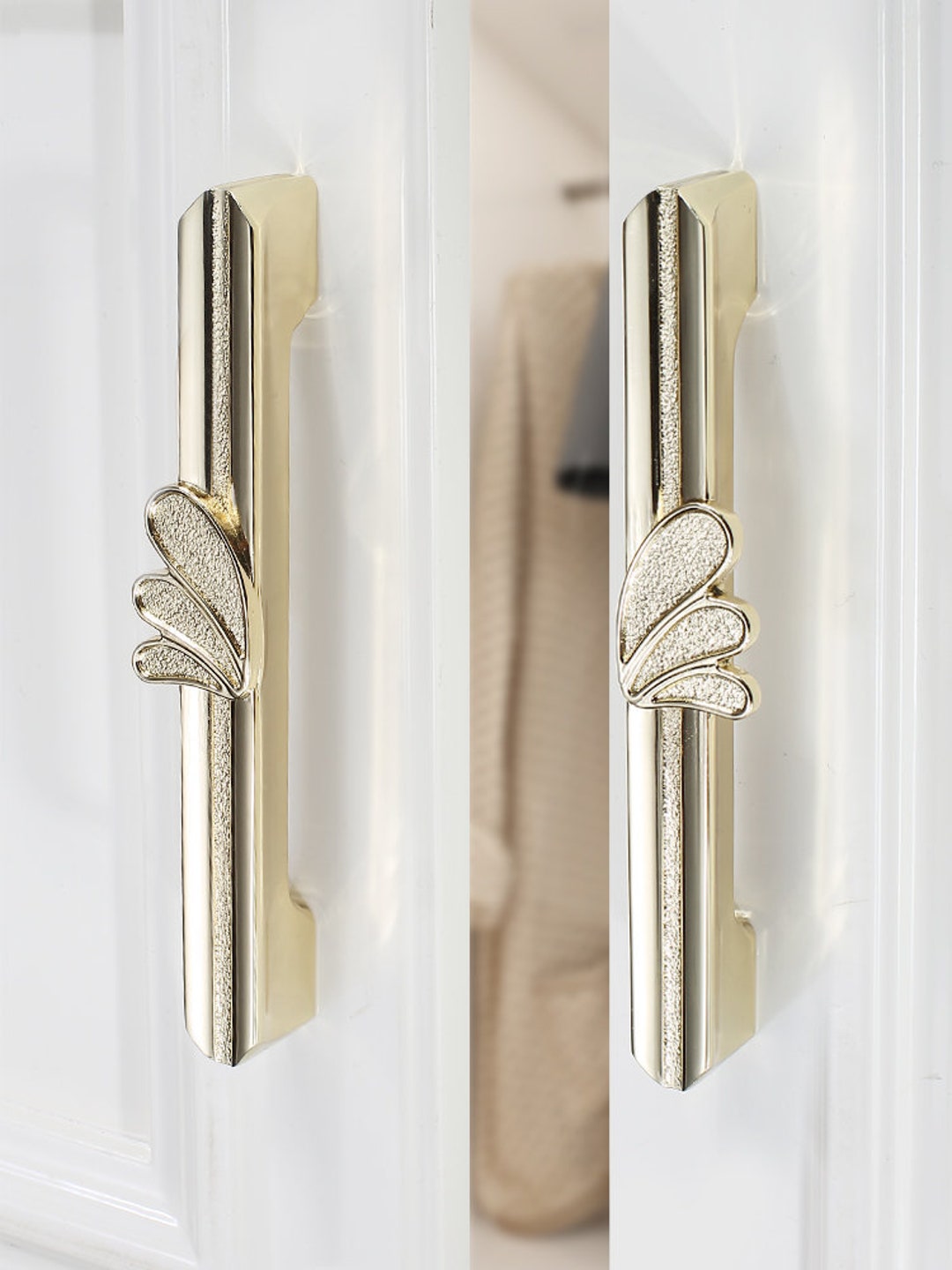 Gold Modern Style Pulls Gold Metal Drawer Knob Dresser Pull Knobs ...