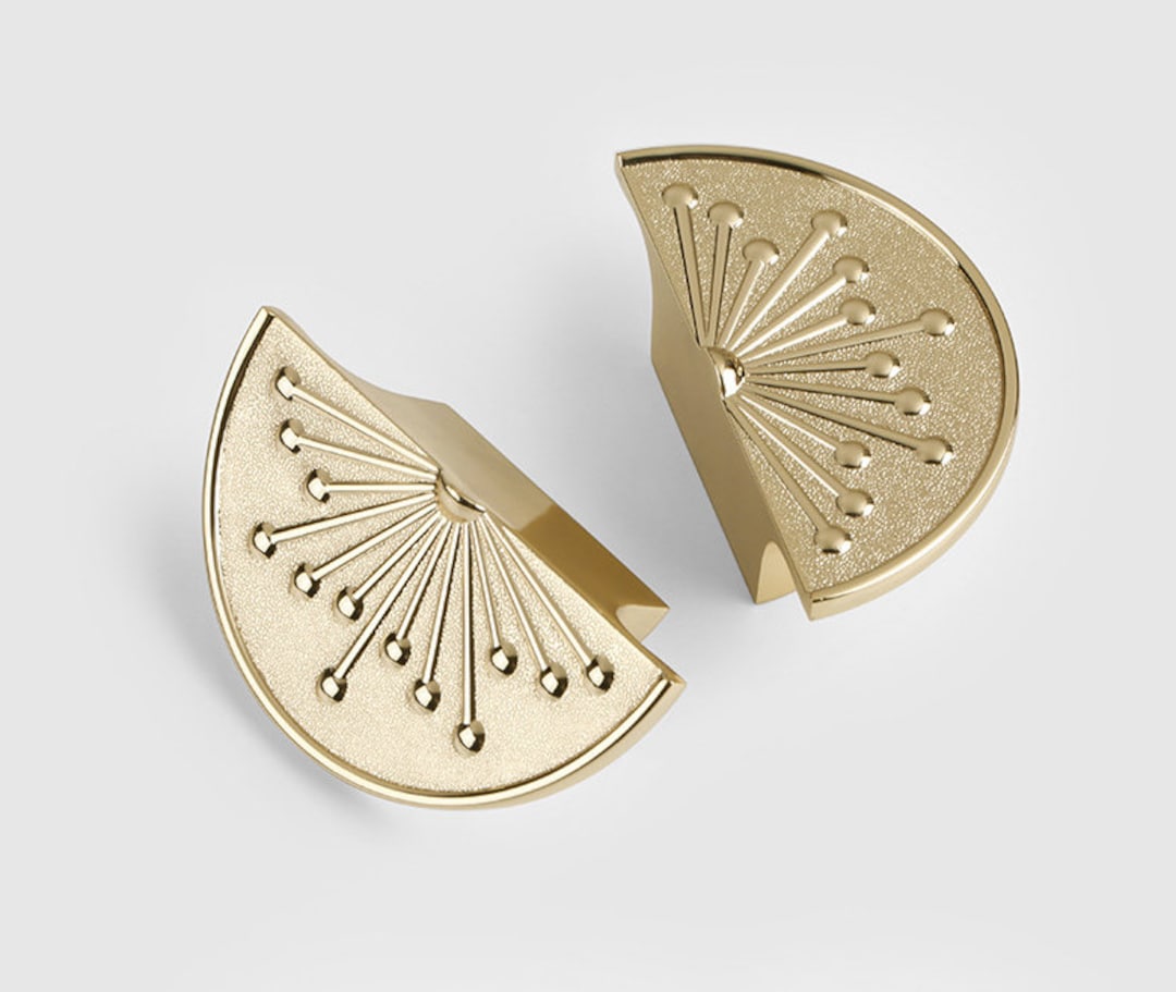 Semi Circle Pull Pull Nordic Knobs Cabinet Pulls Drawer Knob Dresser ...