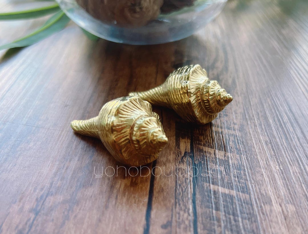 Solid Brass Shell Knob: Cabinet Drawer Pull Handle - 1.1" -BHK1055 - Etsy