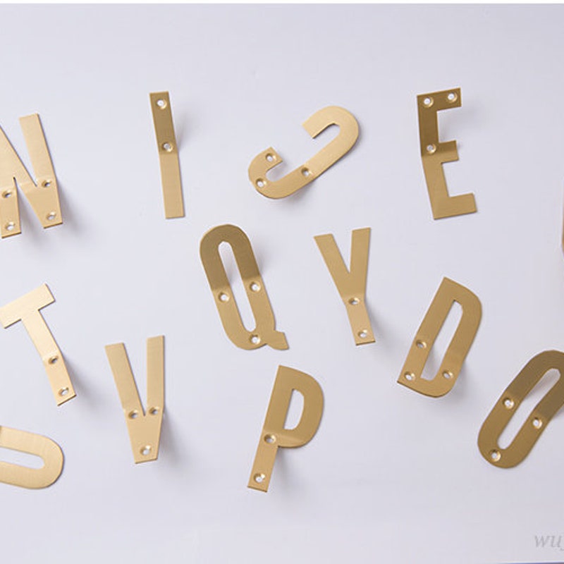 Letter Hooks - Etsy