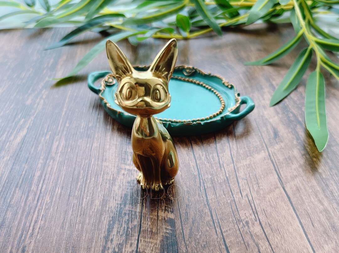 Solid Brass Cat Knob: Cabinet Drawer Pull Handle -BHK071 - Etsy