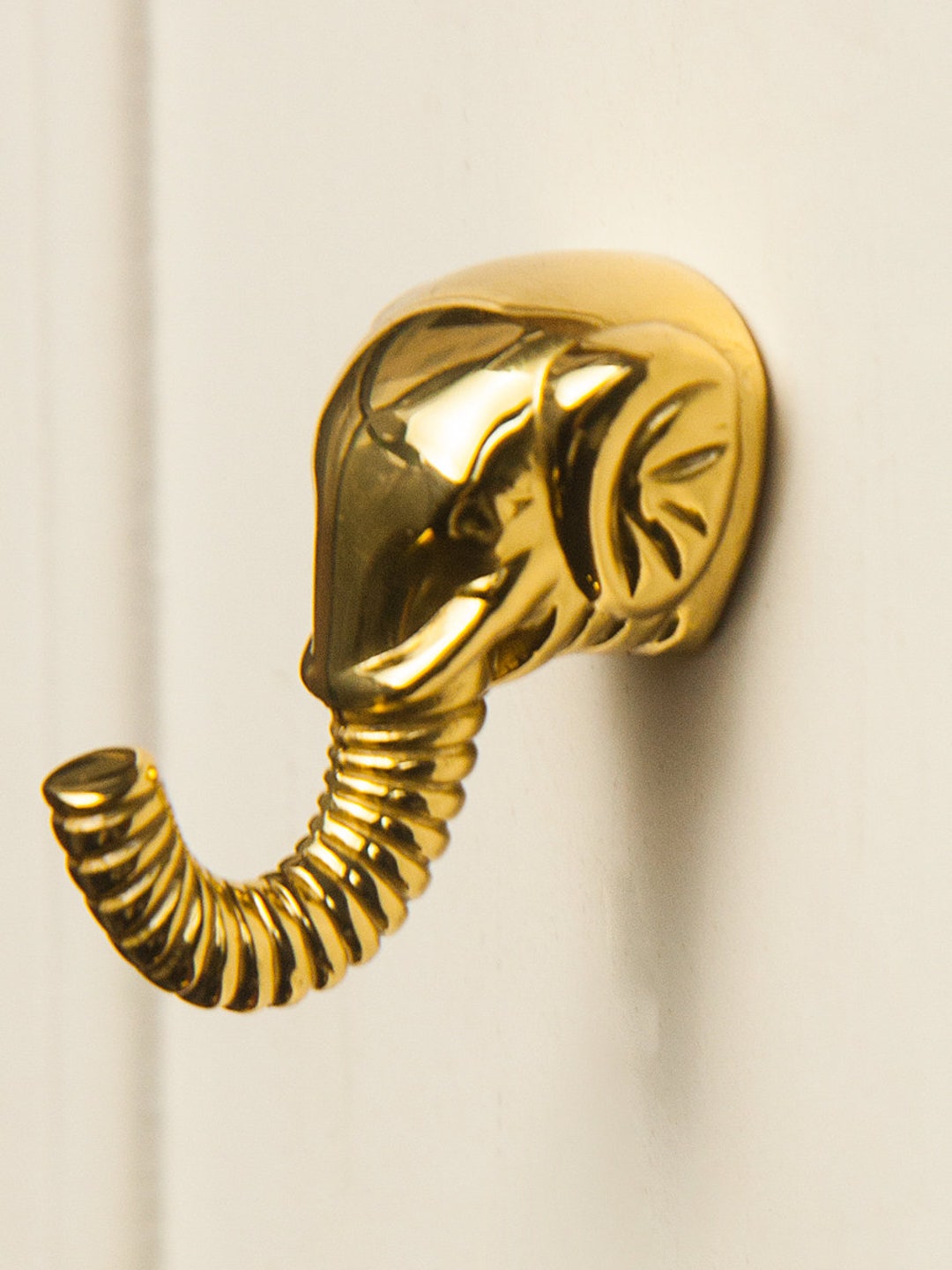 Gold Elephant Knob Solid Brass Knob Cabinet Pulls Drawer Knob Dresser ...