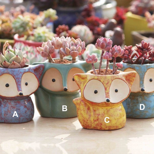 Shark Ceramic Flower Pot Succulent Ceremic Planter Pottery - Etsy