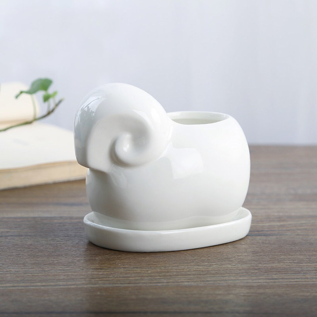 Sheep Ceramic Flower Pot Succulent Ceremic Planter Pottery Terrarium ...