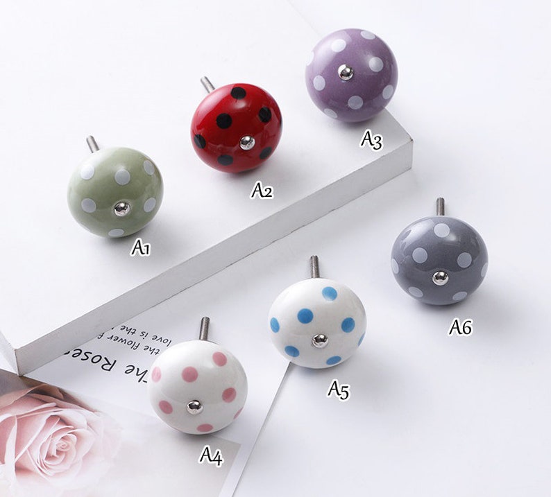 Ceramic Knob Vintage Porcelain Cabinet Pulls Drawer Knob - Etsy