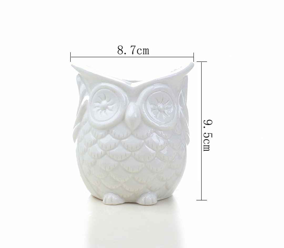 Owl Ceramic Flower Pot Succulent Ceremic Planter Pottery Terrarium Home ...