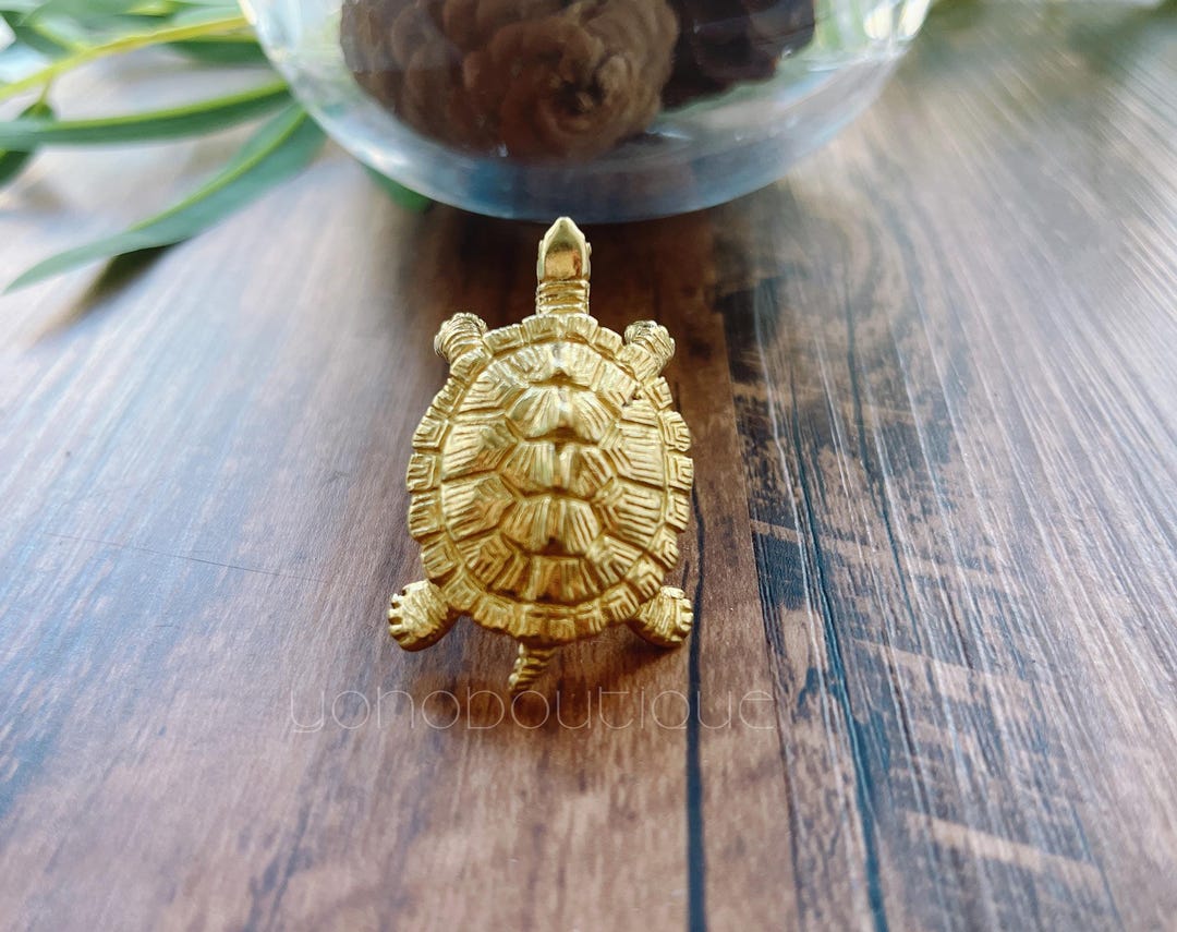 Solid Brass Turtle Knob: Cabinet Drawer Pull, Kitchen Hardware -BHK1043 ...