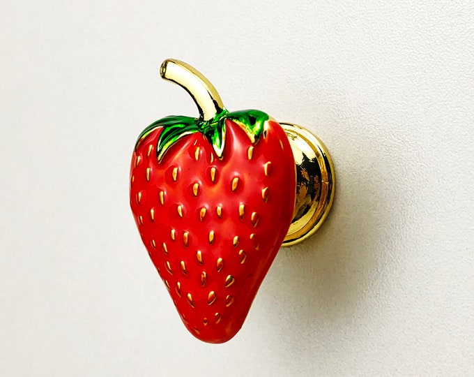 12 1970's Double Strawberry Cabinet Knobs. Ships FREE - Etsy