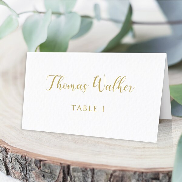 Wedding Place Cards With Meal Choice - Etsy