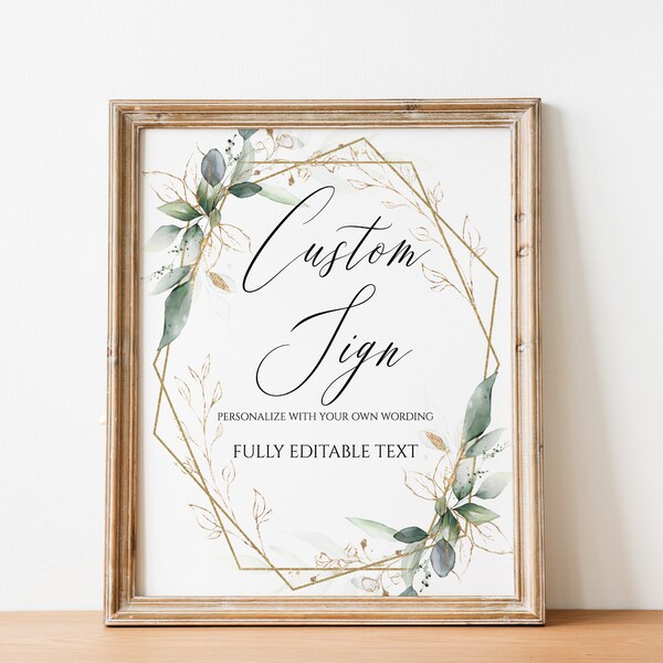 8x10 Printable Sign - Etsy