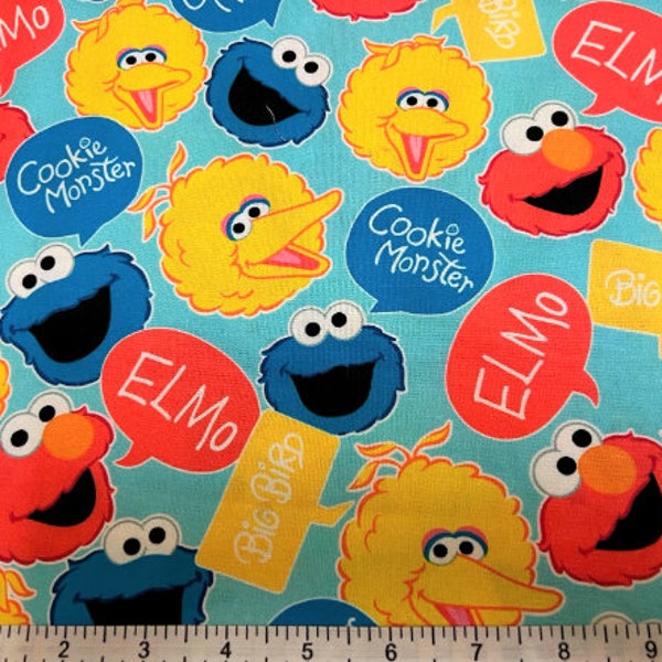 Sesame Street Fabric - Etsy