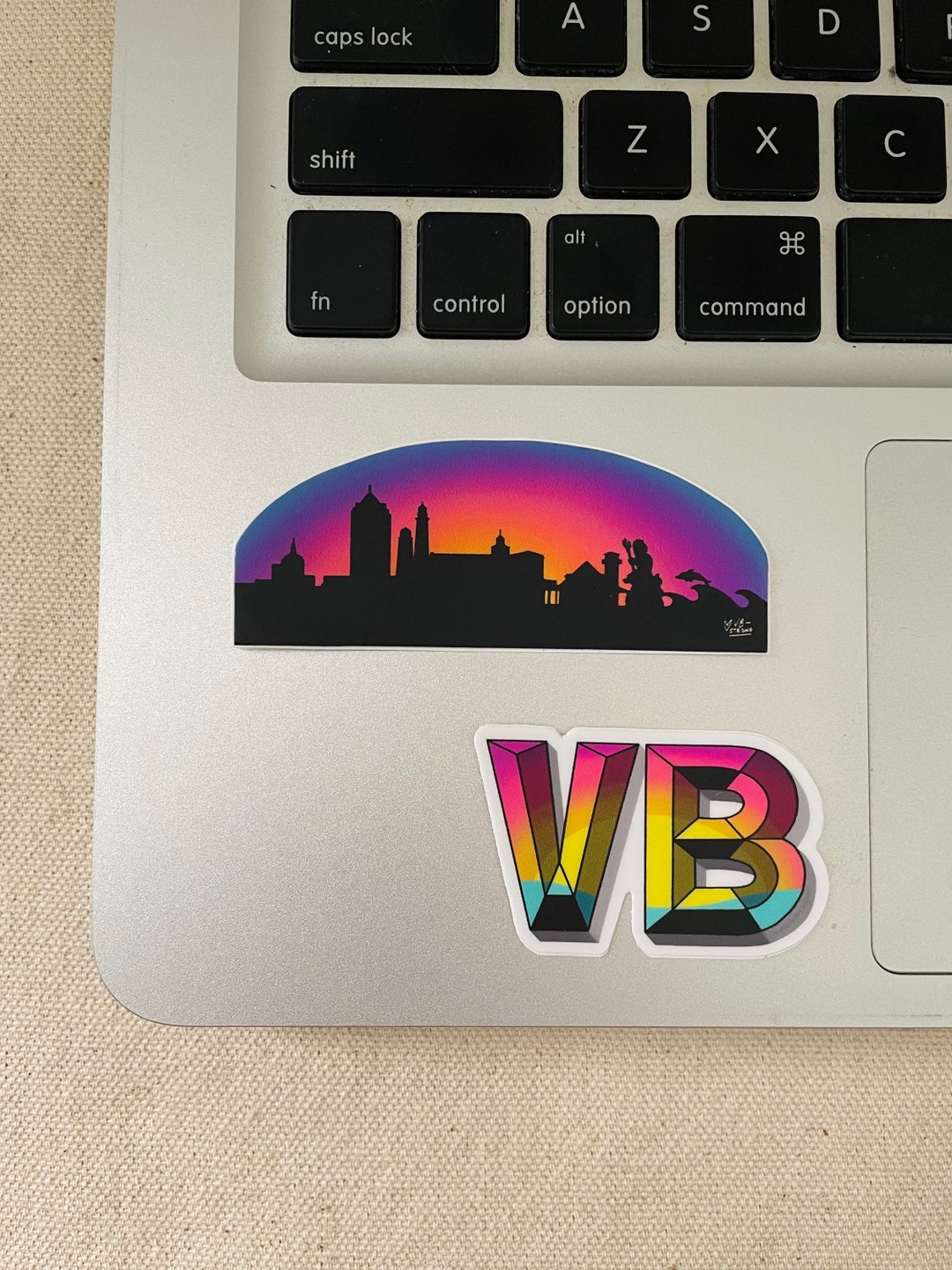 Virginia Beach Virginia Skyline and VB Sticker Pack | Gift | Water ...