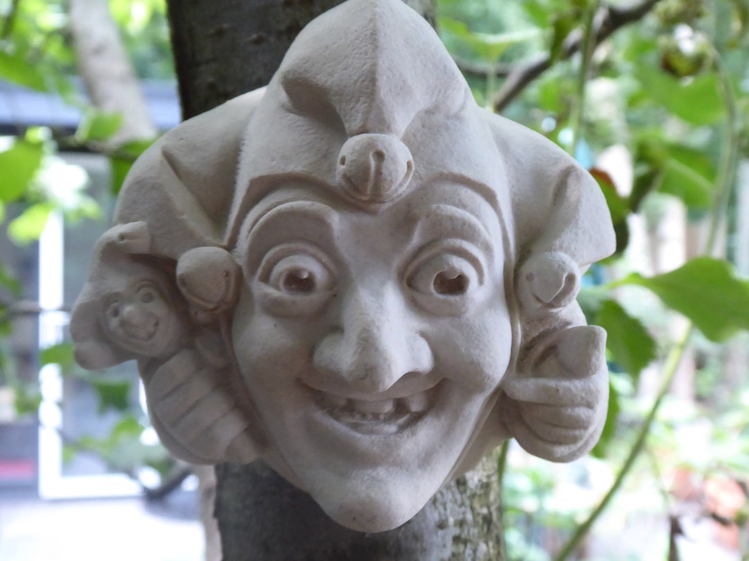 Medieval Court Jester Wall Plaque – Portland or Cotswold Stone - Etsy