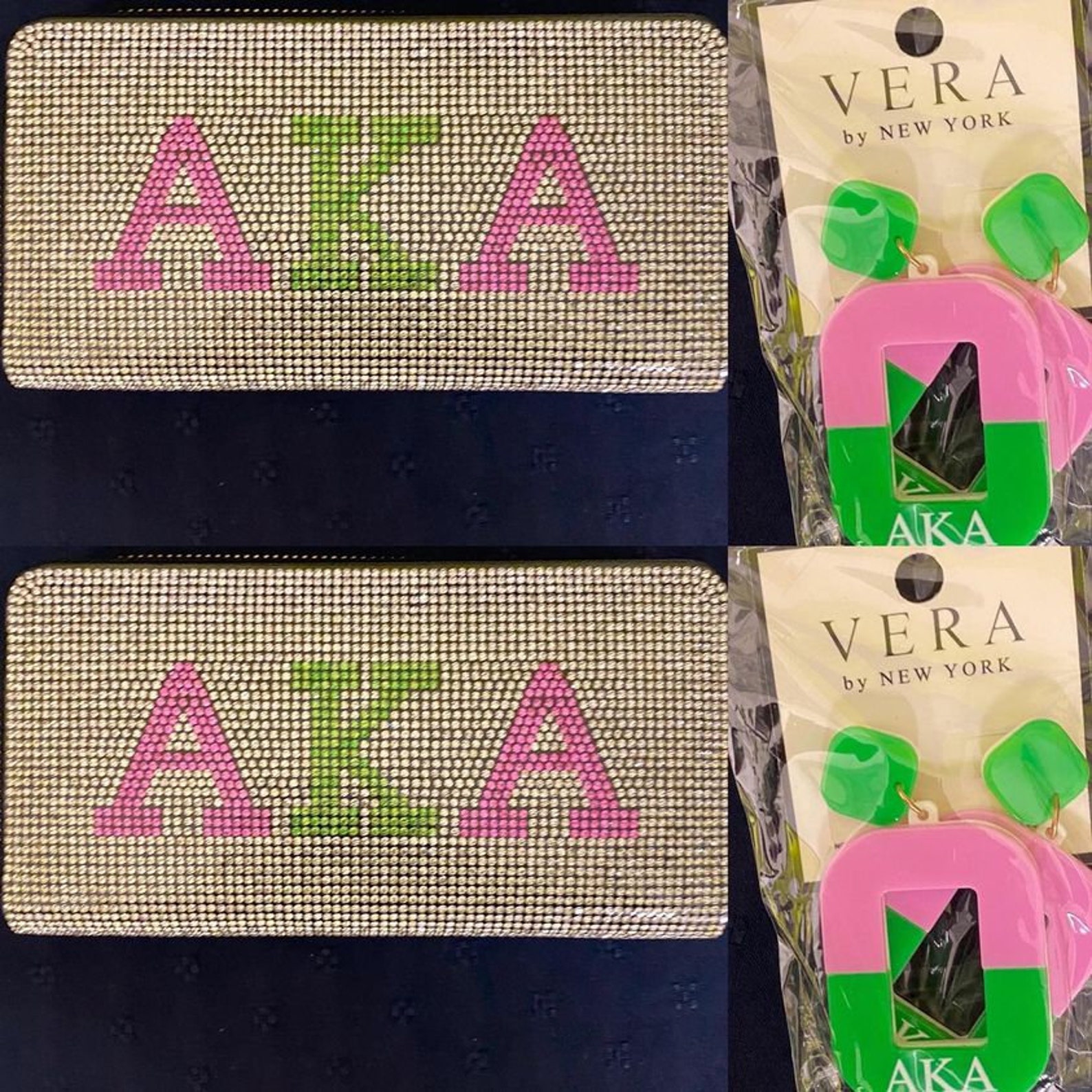 AKA Rhinestone Wallet | Etsy