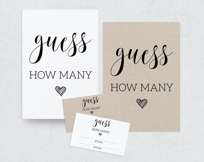 Guess How Many M&m's Are in the Baby Bottle - Baby Shower Game - Etsy