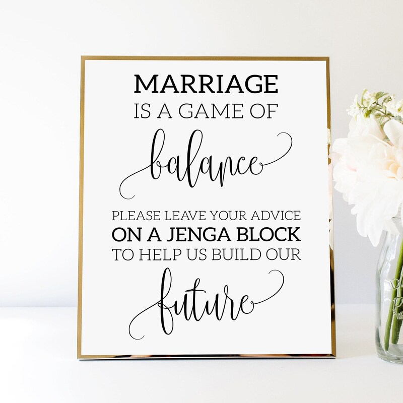 Jenga Guest Book - Etsy