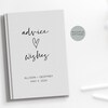 Letters to the Bride Guestbook, Dear Bride, Bridal Shower Guest Book ...