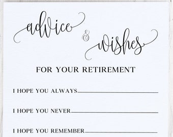 Retirement wishes | Etsy