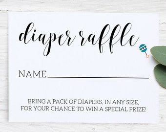 Diaper Raffle Pdf | Etsy