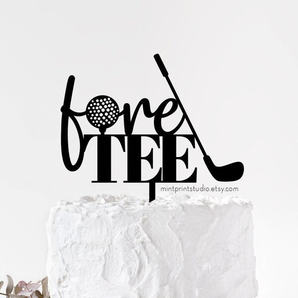 Golf Cake Topper - Etsy