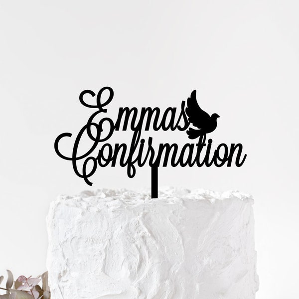 Confirmation Cake Topper - Etsy