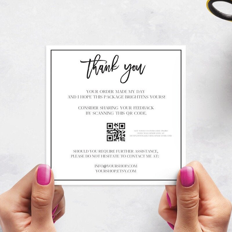 Packaging Inserts - Etsy