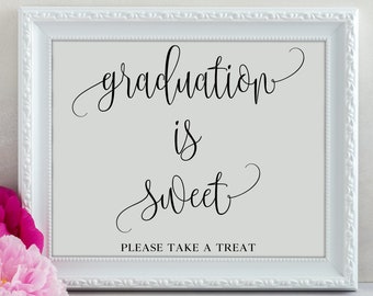 Graduation Sweet Treat Sign - Etsy