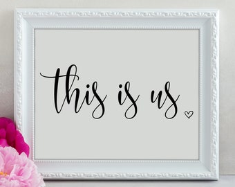 This is Us Sign - Etsy