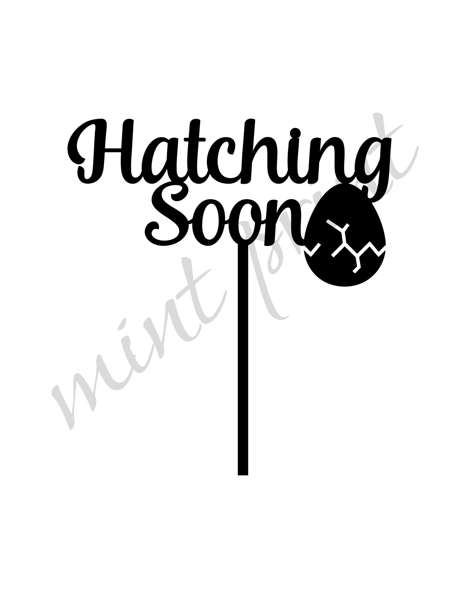 Hatching Soon Cake Topper Baby Shower Cake Topper Farm - Etsy