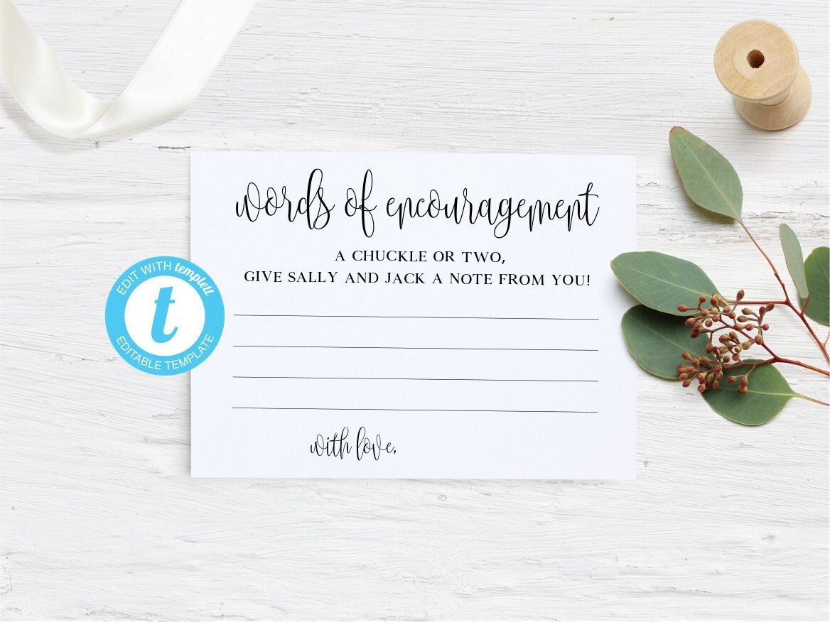 Words Of Encouragement Cards Encouragement Card Bundle