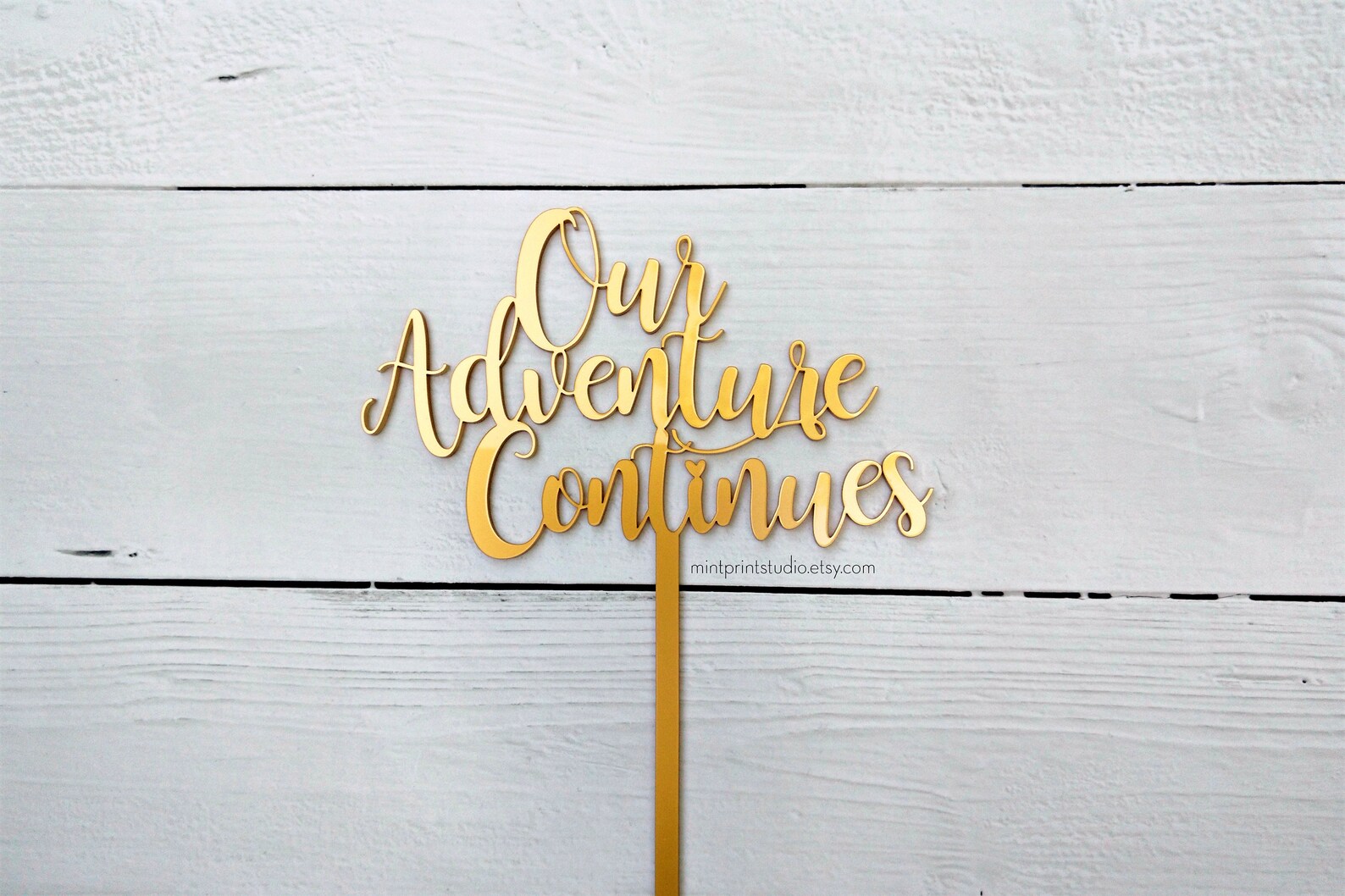 Our Adventure Continues Cake Topper Adventure Cake Topper - Etsy