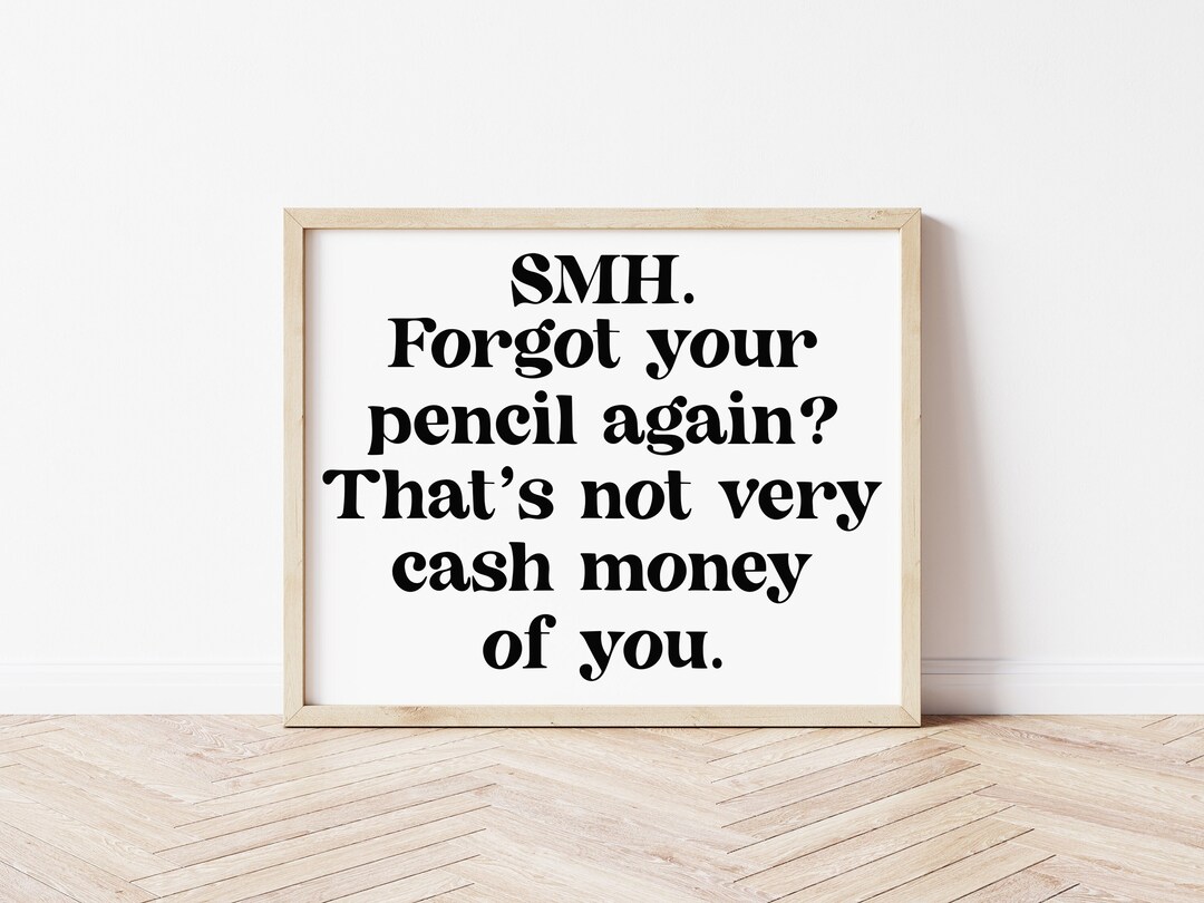Gen Z Classroom Sign: Funny Middle School Decor (printable) - Etsy