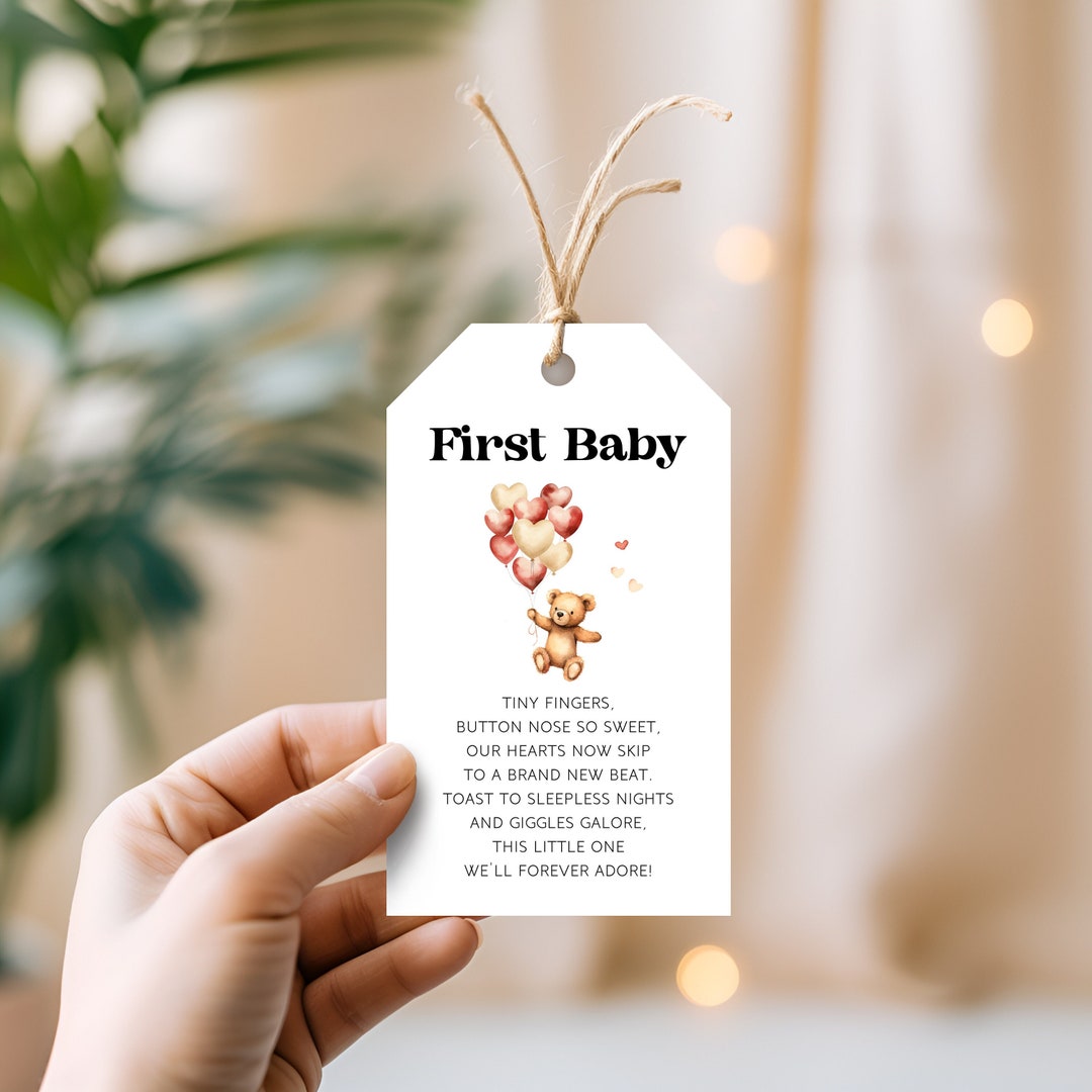 9 Year of Firsts Wine Tags, First Year of Marriage Wine Tags, New ...