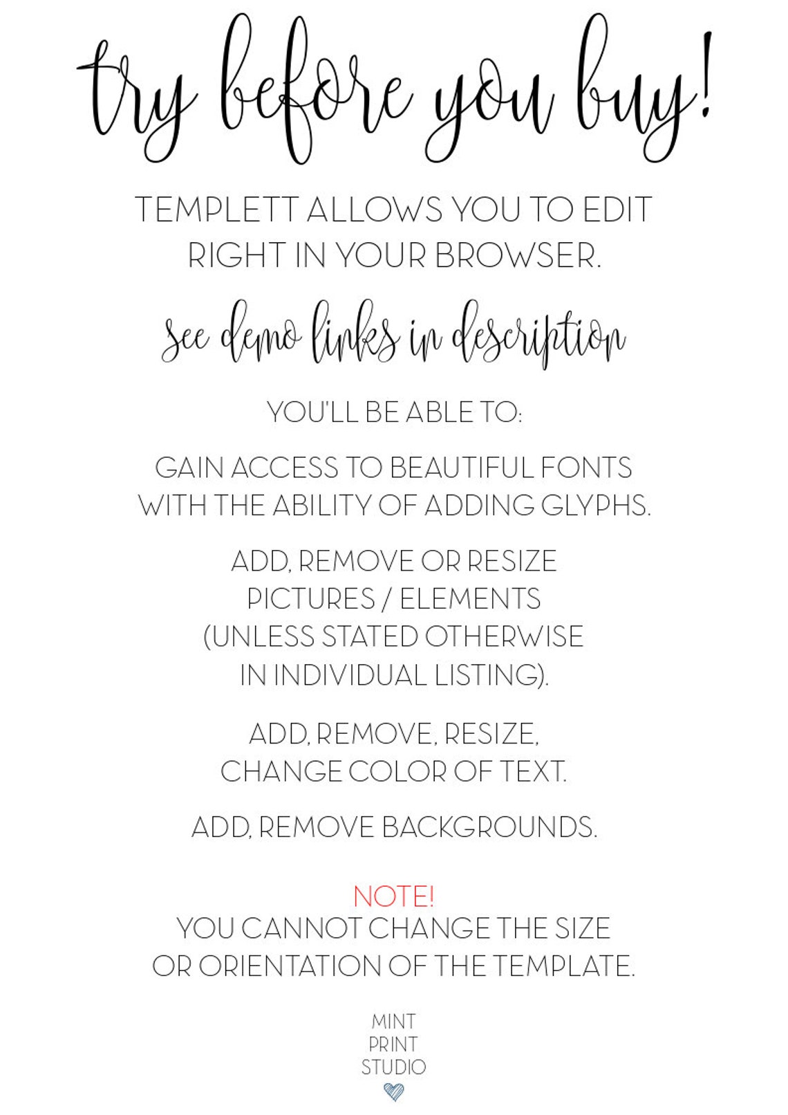 Editable Advice Cards Personalized Advice For The Bride Card Etsy