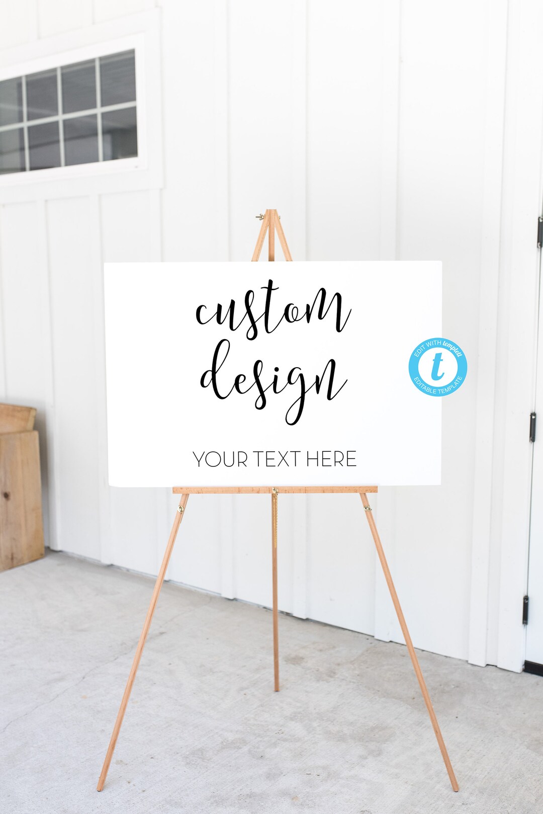 DIY Editable Large Sign Template, Custom Sign, Personalized Sign ...