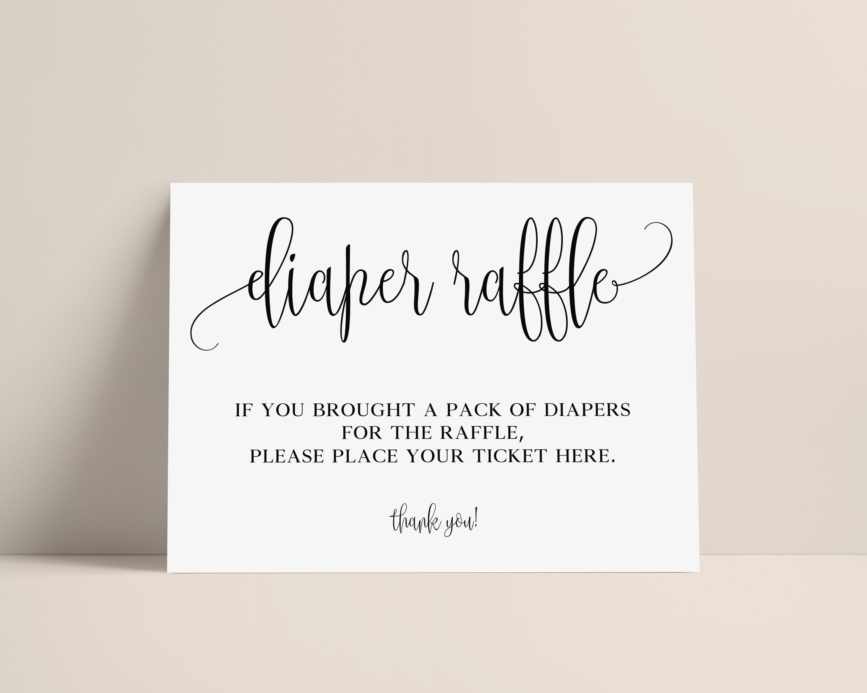 Diaper Raffle Wording Examples New York Yankees Baby Shower Diaper