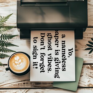 Funny Classroom Poster, Funny Gen Z Classroom Signs, Name on Paper Sign ...