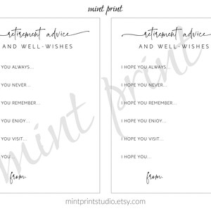 Retirement Advice and Wishes Cards, Advice and Well-wishes for ...