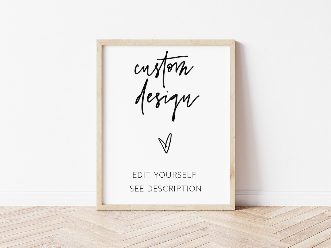 Plantilla de letrero editable, letreros imprimibles para fiestas ...