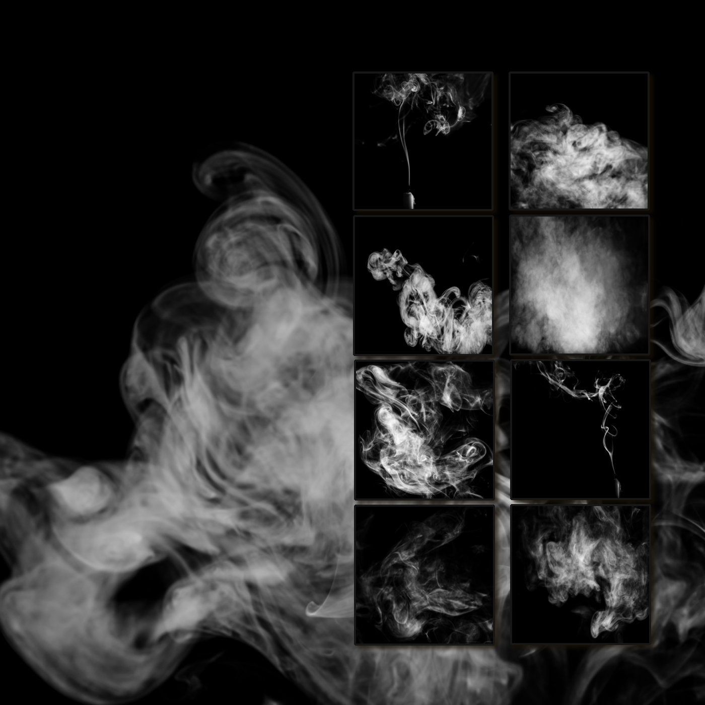 Mega Pack Smoke Overlays - Etsy