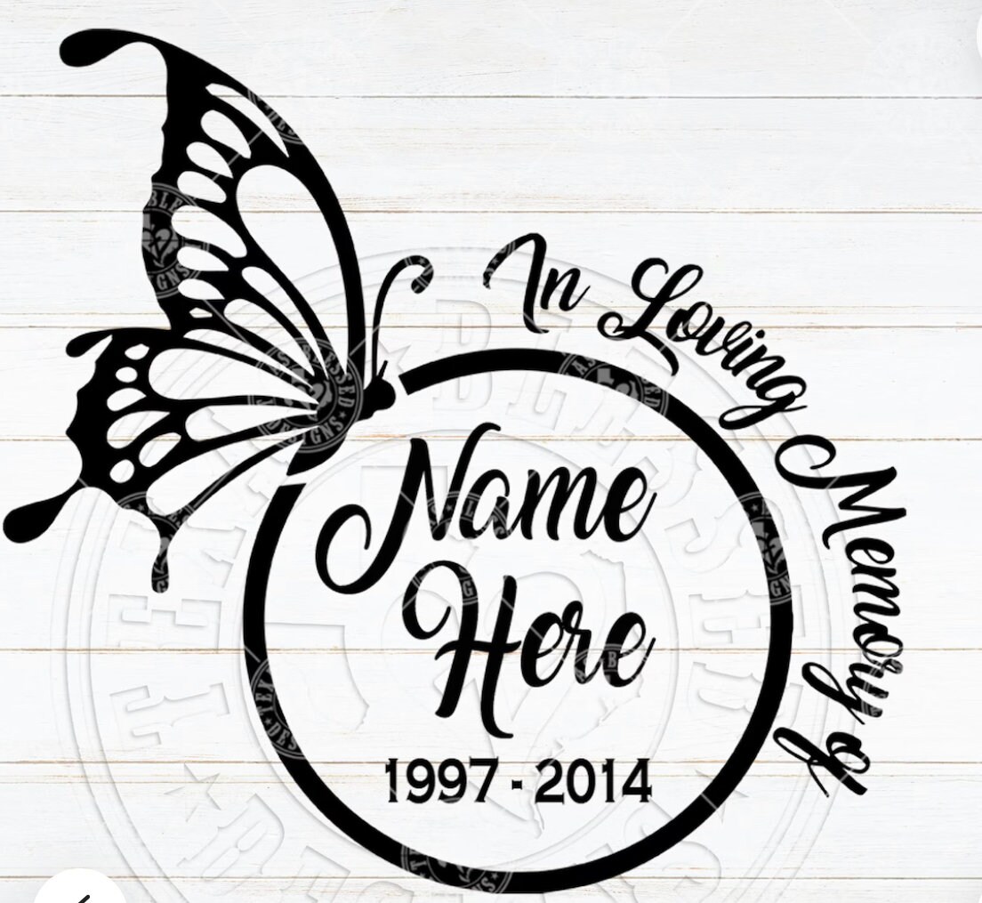 Memorial in Memory of Car Window Decal Sticker Personalized - Etsy