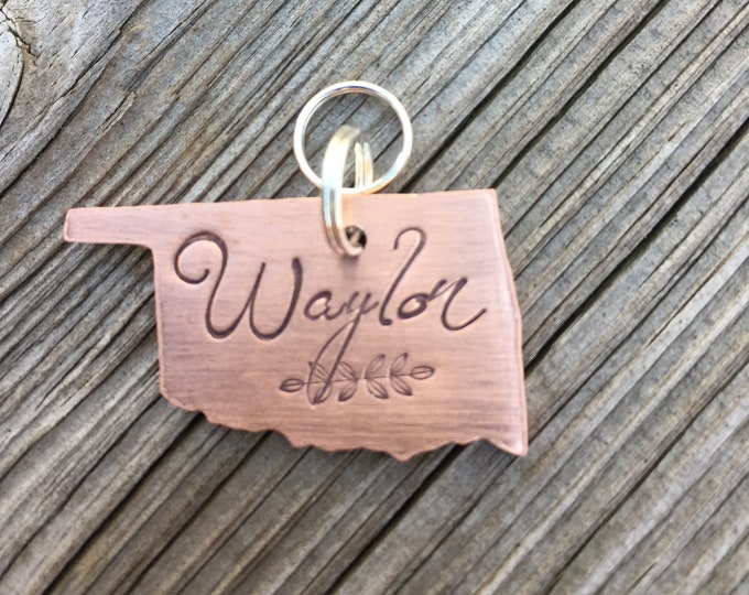 State of Minnesota or Select Your State Pet Name Tag Medium - Etsy