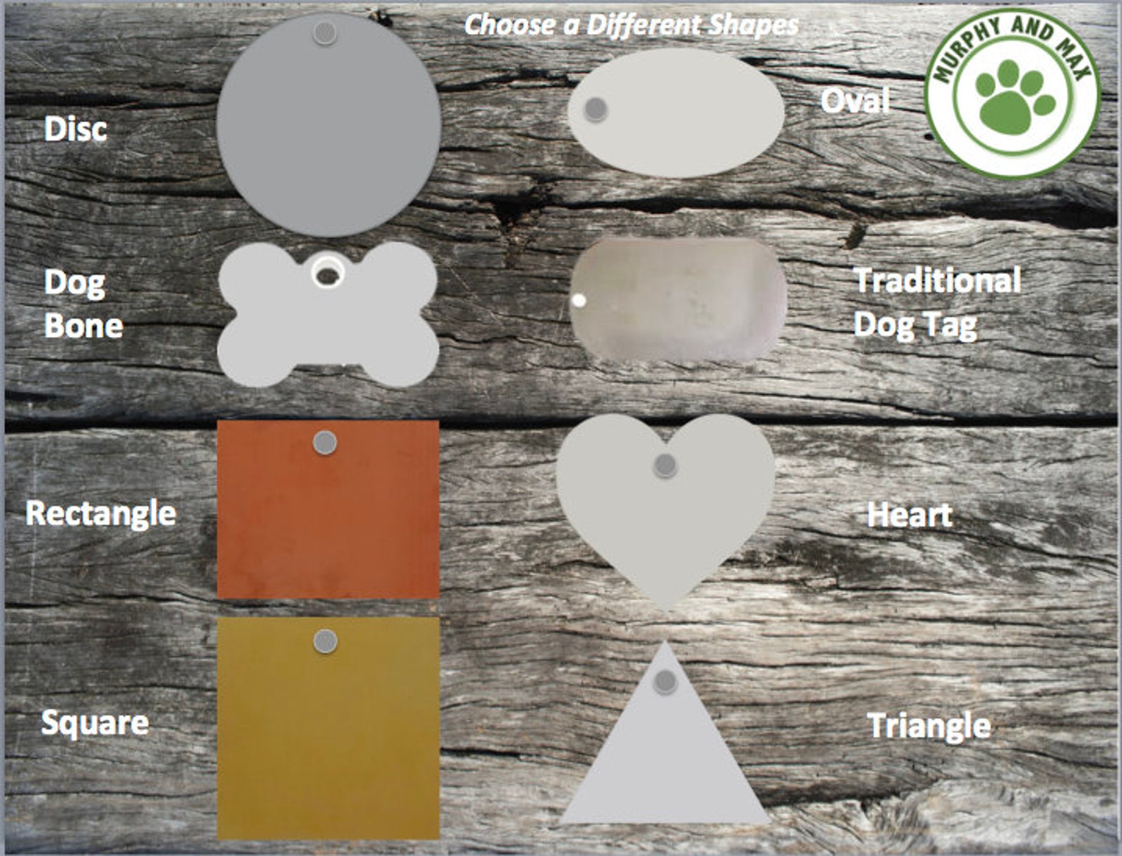 Pet ID Tags for Dogs and Puppies Custom States Funny Shapes - Etsy