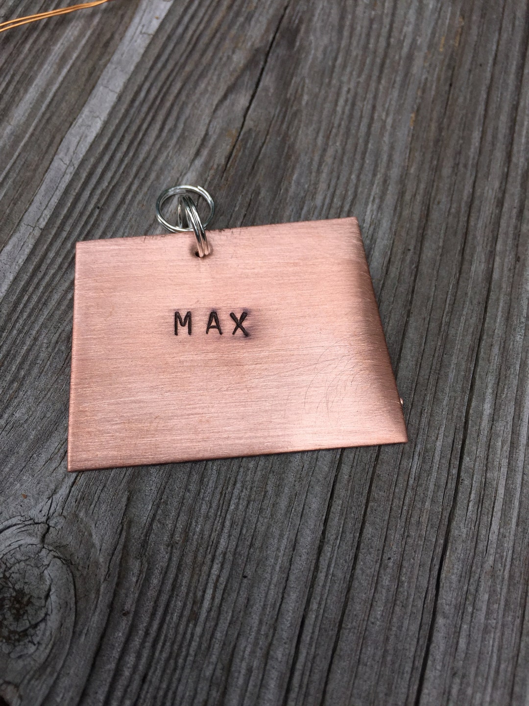 State of Colorado (or Select Your State) Pet Name Tag Medium 1" Max ...