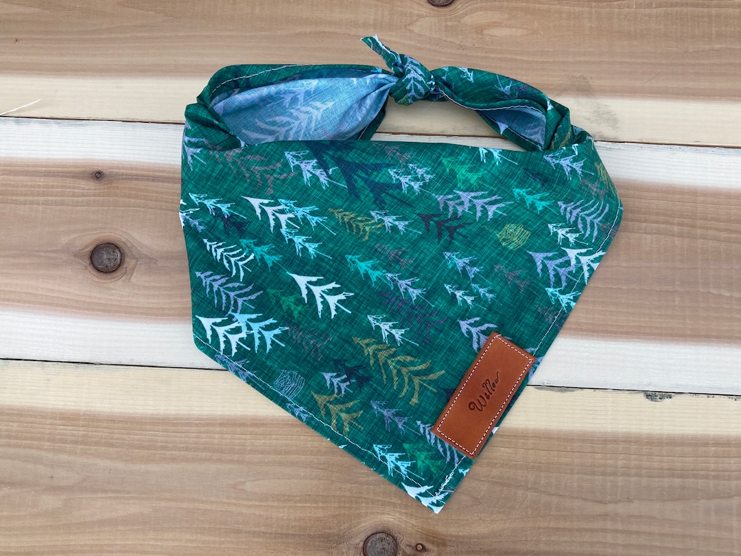 Dog Bandanas, Solitude Tree Forest Dog Bandana Traditional Tie ...