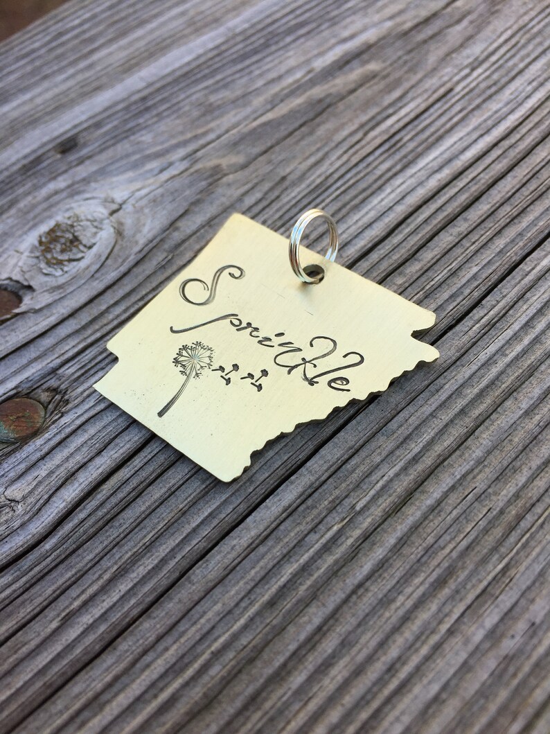 State of Arkansas or Select Your State Pet Name Tag Medium - Etsy