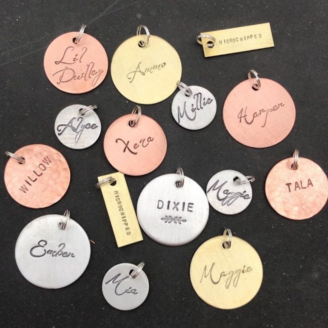 Pet ID Tags for Cats and Kittens - 3/4" Disc - See Also Fun Shapes ...